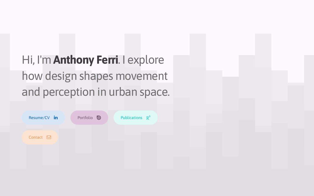 Wayfinding & Urban Design Specialist | Toronto, Canada | Anthony Ferri ...